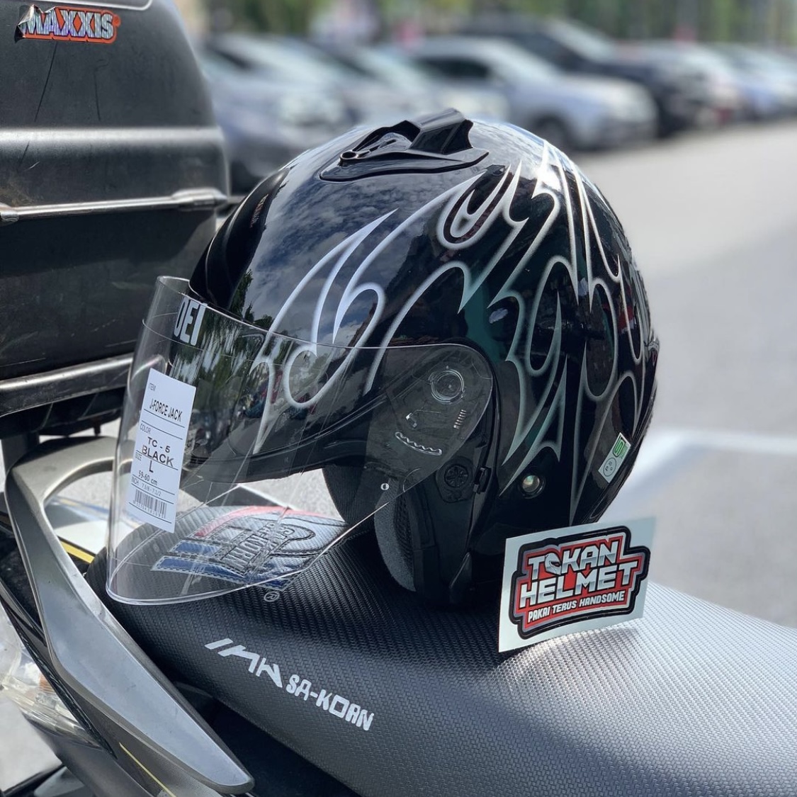 SHOEI JF2 JACK BLACK – Tokan Helmet