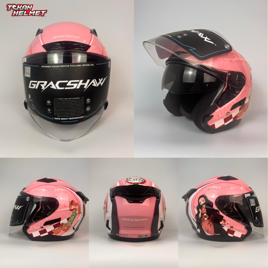GRACSHAW X DEMON SLAYER – Tokan Helmet